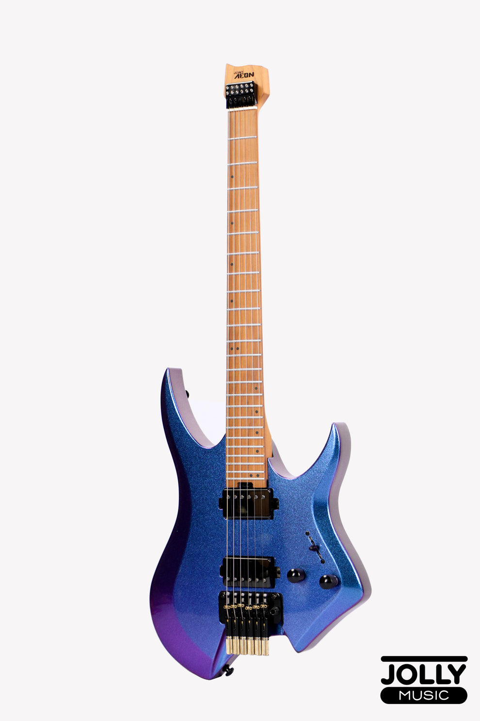 JCraft Aeon Headless Electric Guitar Locking Tremolo Stainless HTR-3 ...