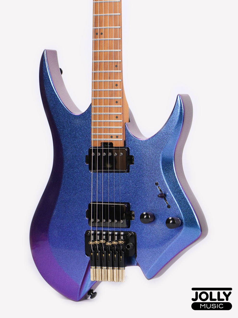 JCraft Aeon Headless Electric Guitar Locking Tremolo Stainless HTR-3 ...