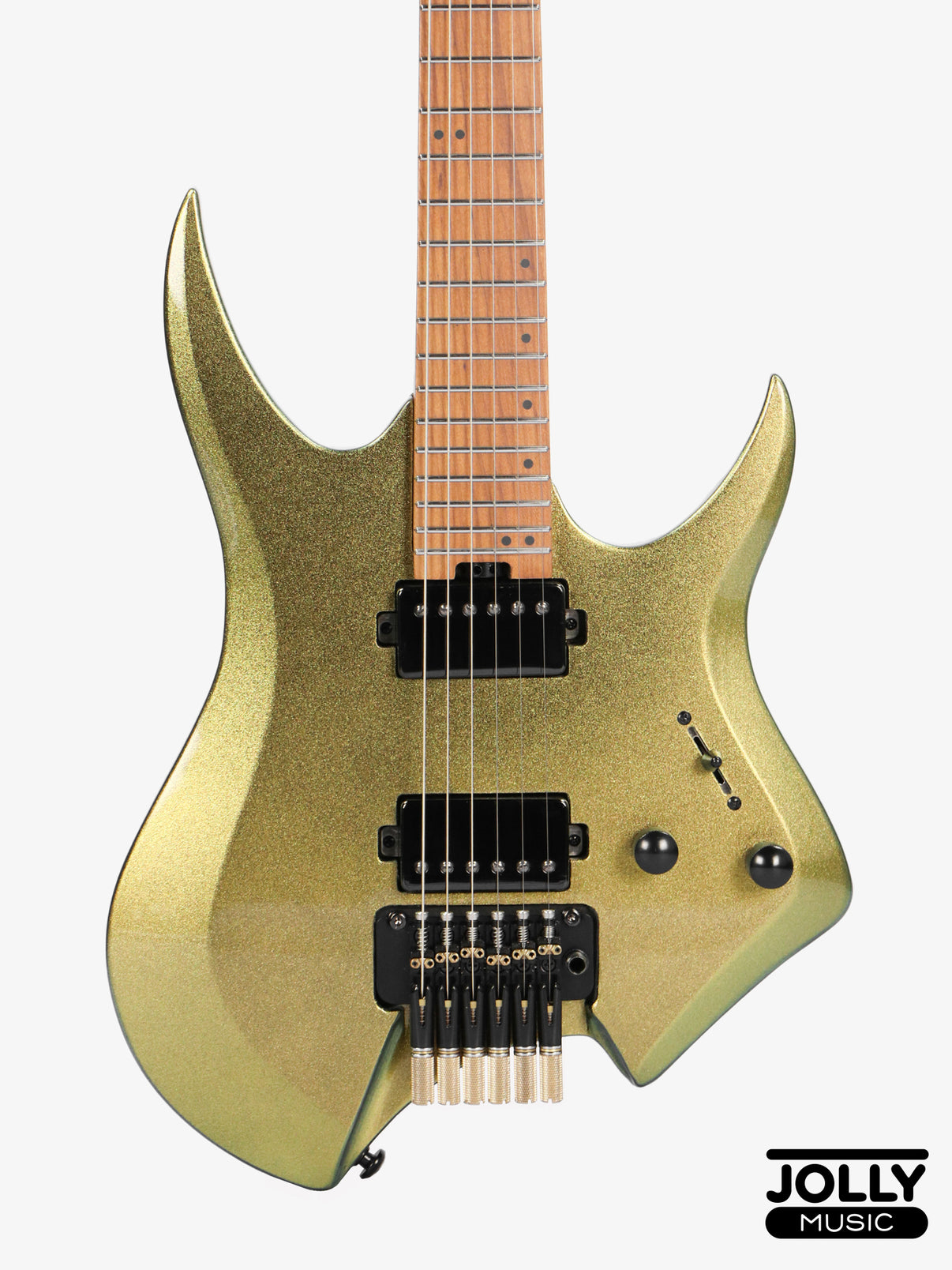 JCraft Aeon Headless Electric Guitar Locking Tremolo Stainless HTR-3 ...