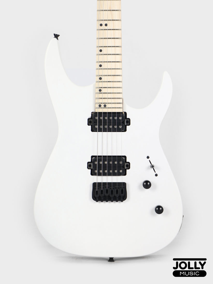 JCraft Bushido X Series BX6-1 Super S-Style Electric Guitar - Satin Wh ...