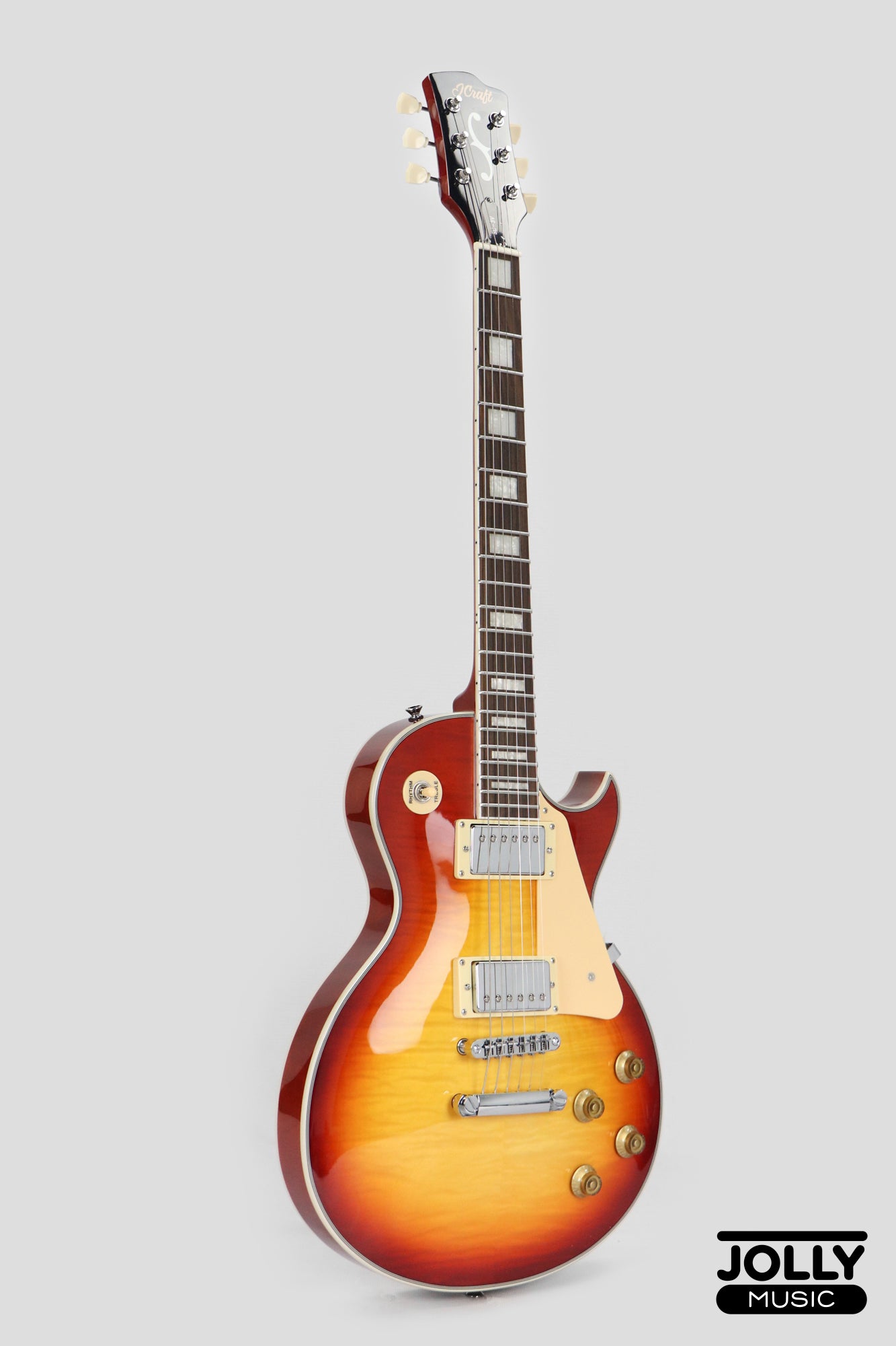 JCraft SC-3V Archtop Single Cut Electric Guitar - Tobacco Sunburst ...