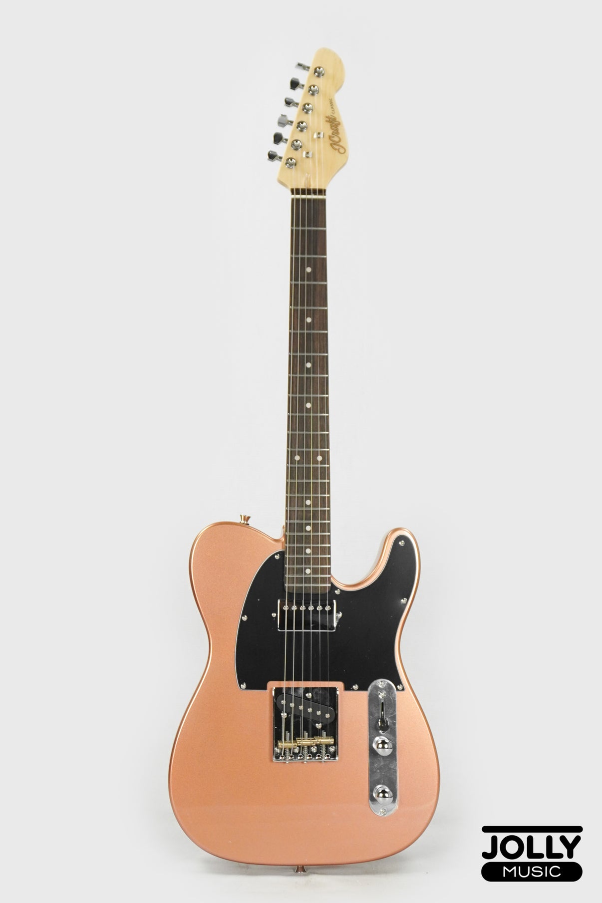 JCraft T-2HC Telecaster Stainless Frets Electric Guitar - Rose Gold ...