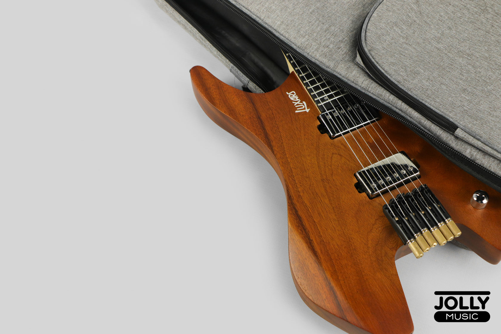 Luxars S-G62 Headless Electric Guitar Basswood Body Rosewood Fretboard ...