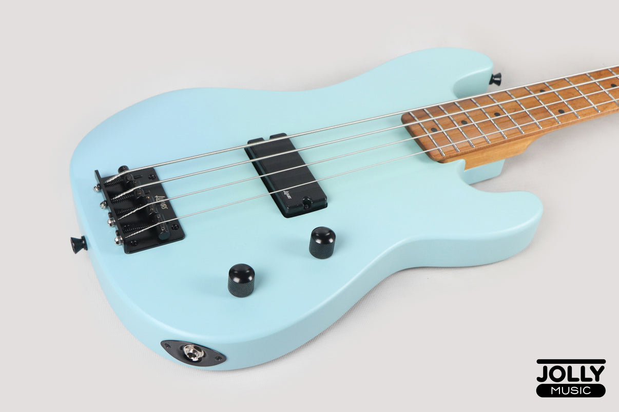 Luxars S-KB20 4-String Mini Bass Guitar - Sonic Blue – Jolly Music