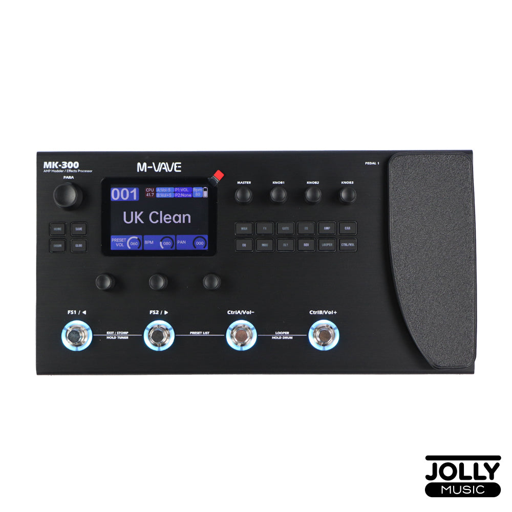 M-VAVE MK-300 Guitar/Bass Amp Modeler & Effects Processor – Jolly Music
