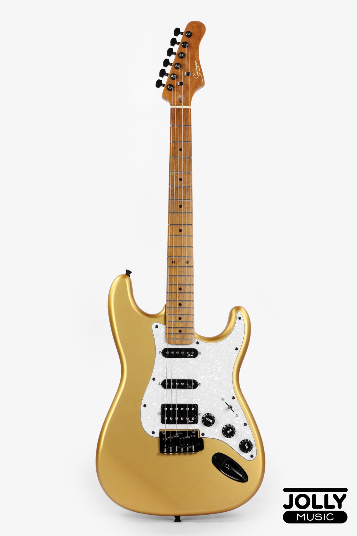 Smiger L-G2-MAX Stratocaster High Grade Electric Guitar - Gold – Jolly ...