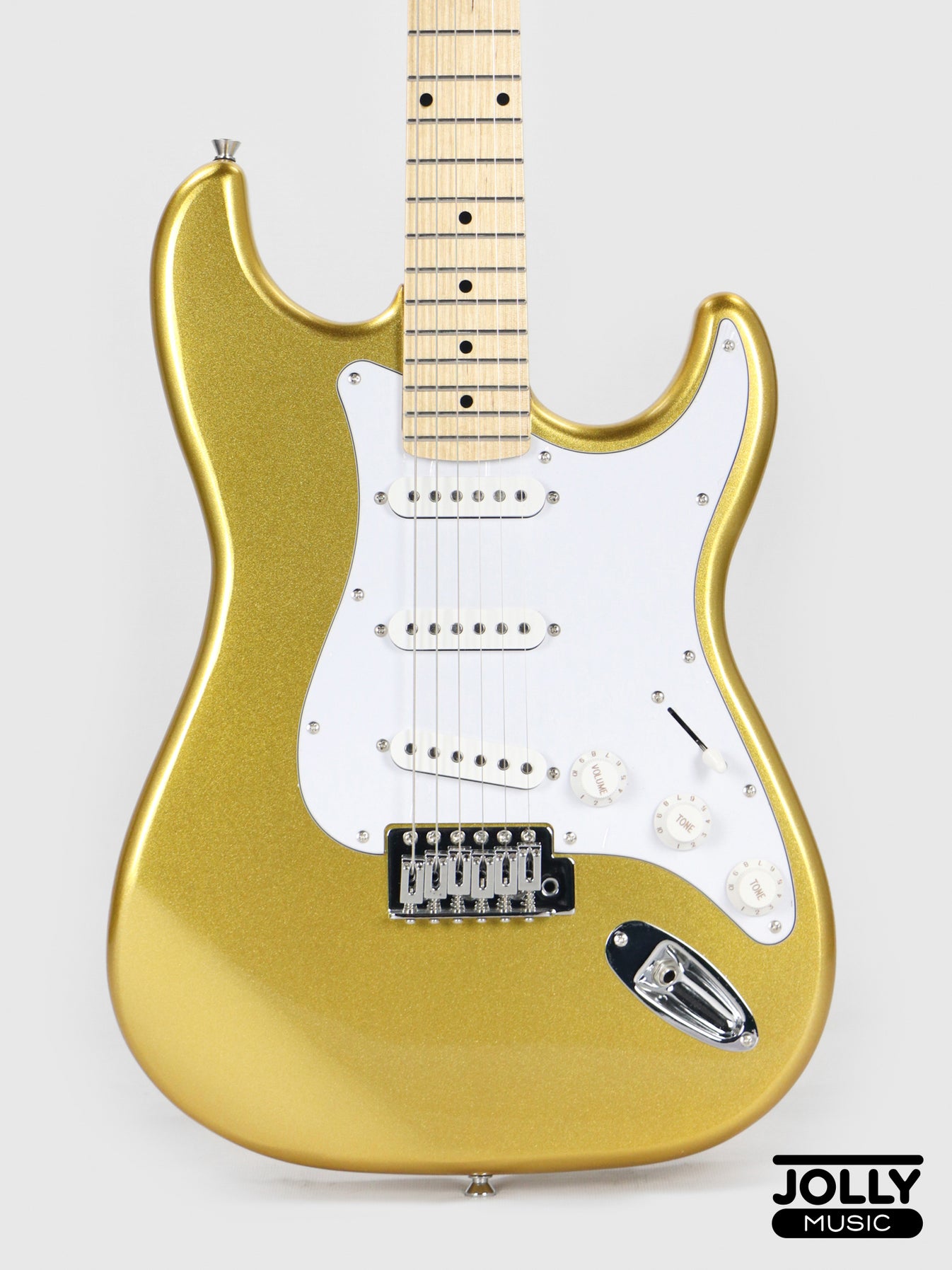 Smiger L-G2 S-Style Electric Guitar - Gold – Jolly Music