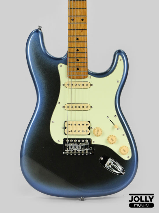 Smiger LG-2 PRO S-Style Electric Guitar High Grade - Dark Blue Burst ...