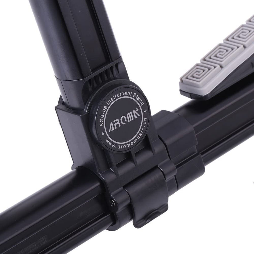 Aroma AGS-08 Aluminum Alloy A-Frame Folding Guitar Stand – Jolly Music