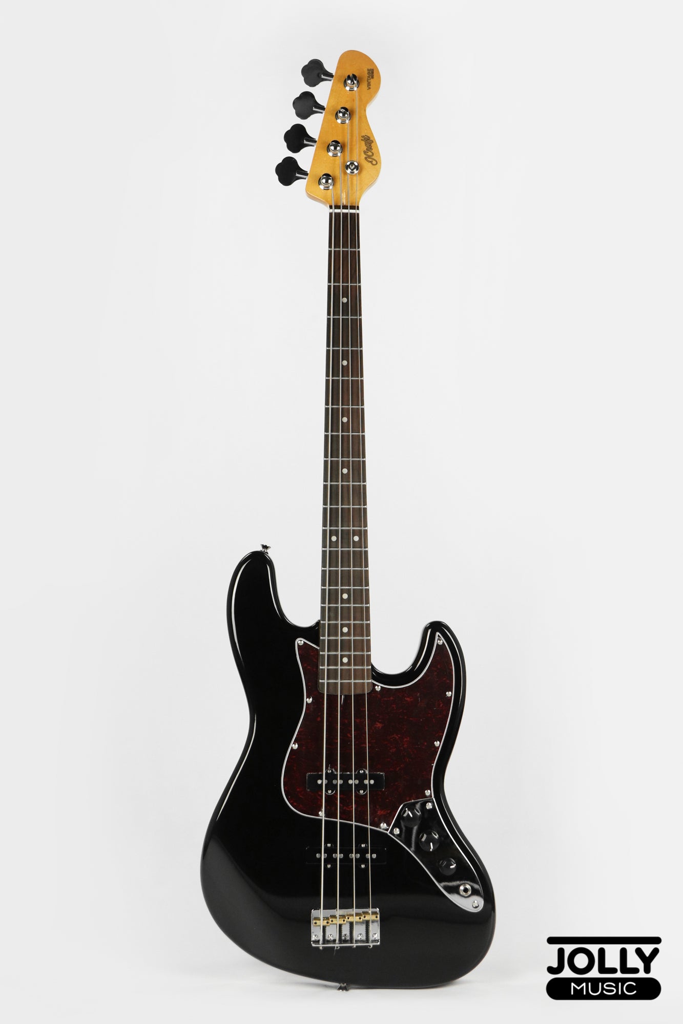JCraft JB-3V J-Offset 4-String Bass Guitar - Black – Jolly Music