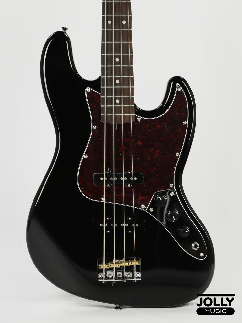 JCraft JB-3V J-Offset 4-String Bass Guitar - Black – Jolly Music