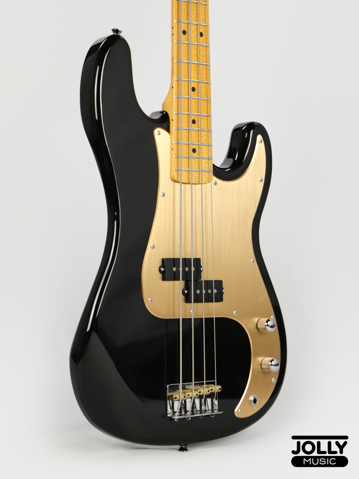 JCraft PB-3V 4-String Bass Guitar - Black – Jolly Music