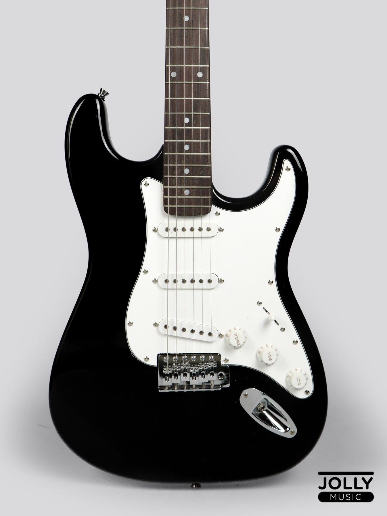 Deviser S-Style L-G1 Electric Guitar - Black – Jolly Music