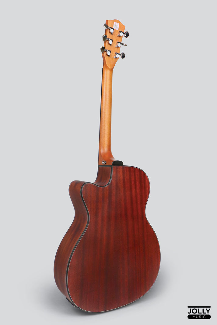 Deviser LS-550 EQ OM Acoustic-Electric Guitar – Jolly Music